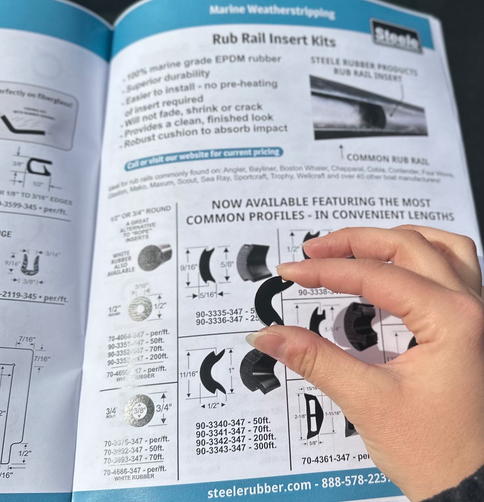 Guide to Replacing Your Boat’s Rub Rail Insert – Steele Rubber Products